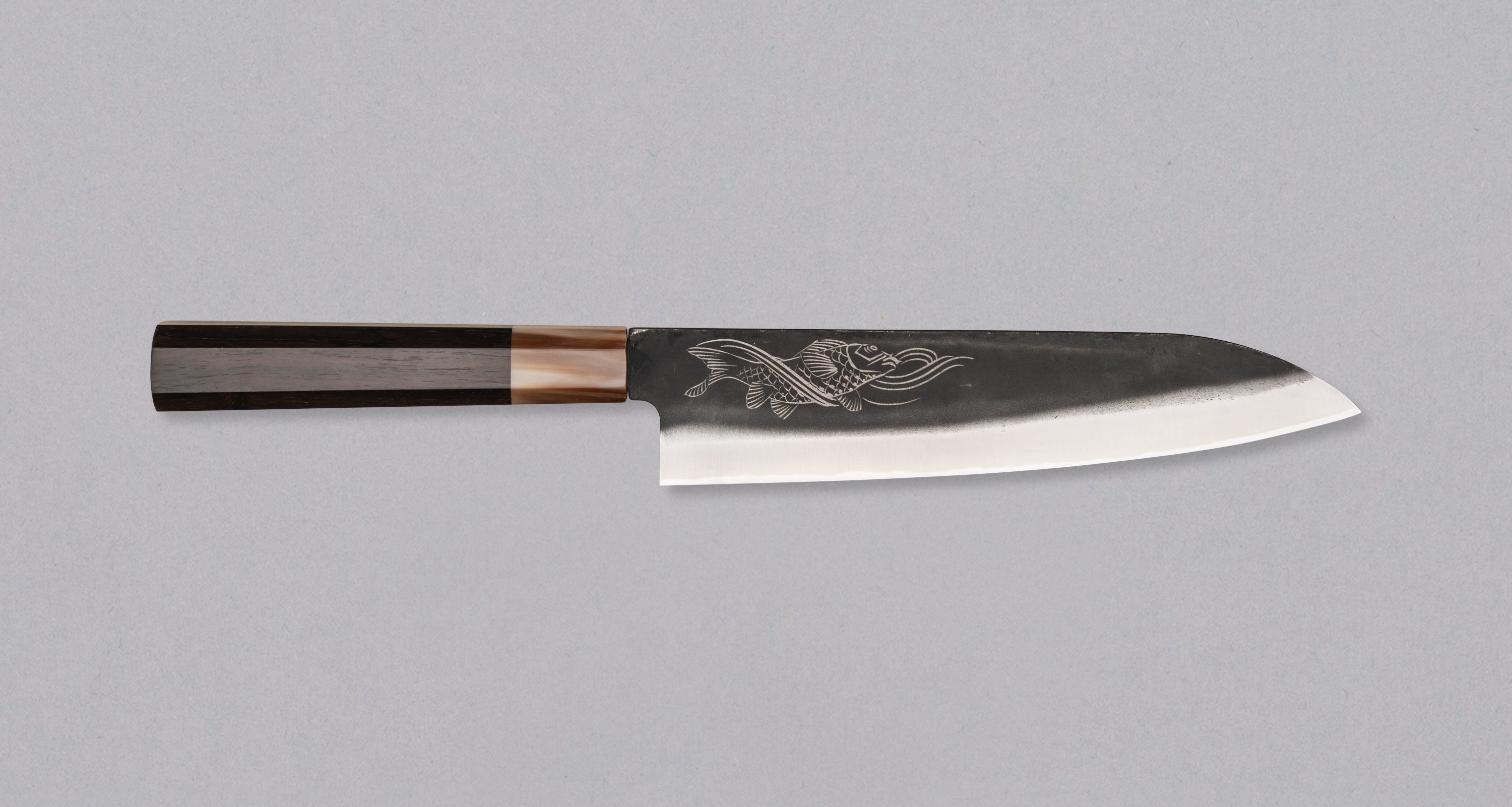 Yoshida Gyuto SUJ-2 Kuro-uchi 210 mm [Koi Fish] – OsterRob